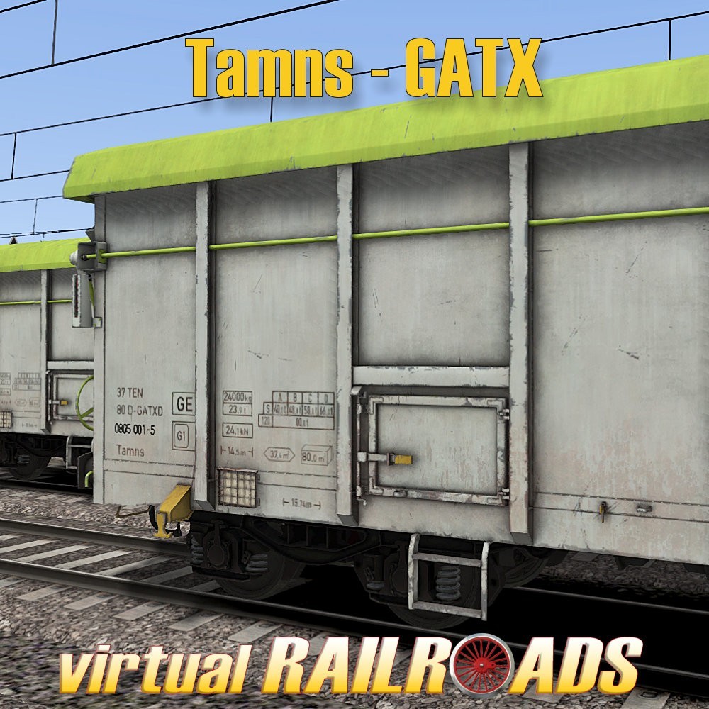 virtualRailroads - Güterwagen Tamns GATX