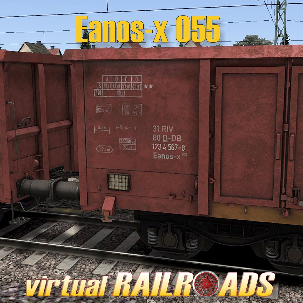 virtualRailroads - Offener Güterwagen Eanos-x 055
