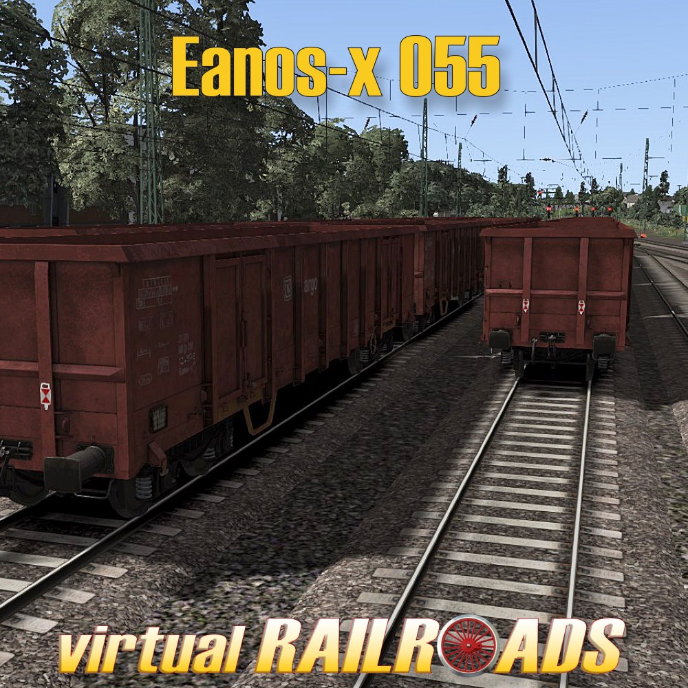 virtualRailroads - Offener Güterwagen Eanos-x 055