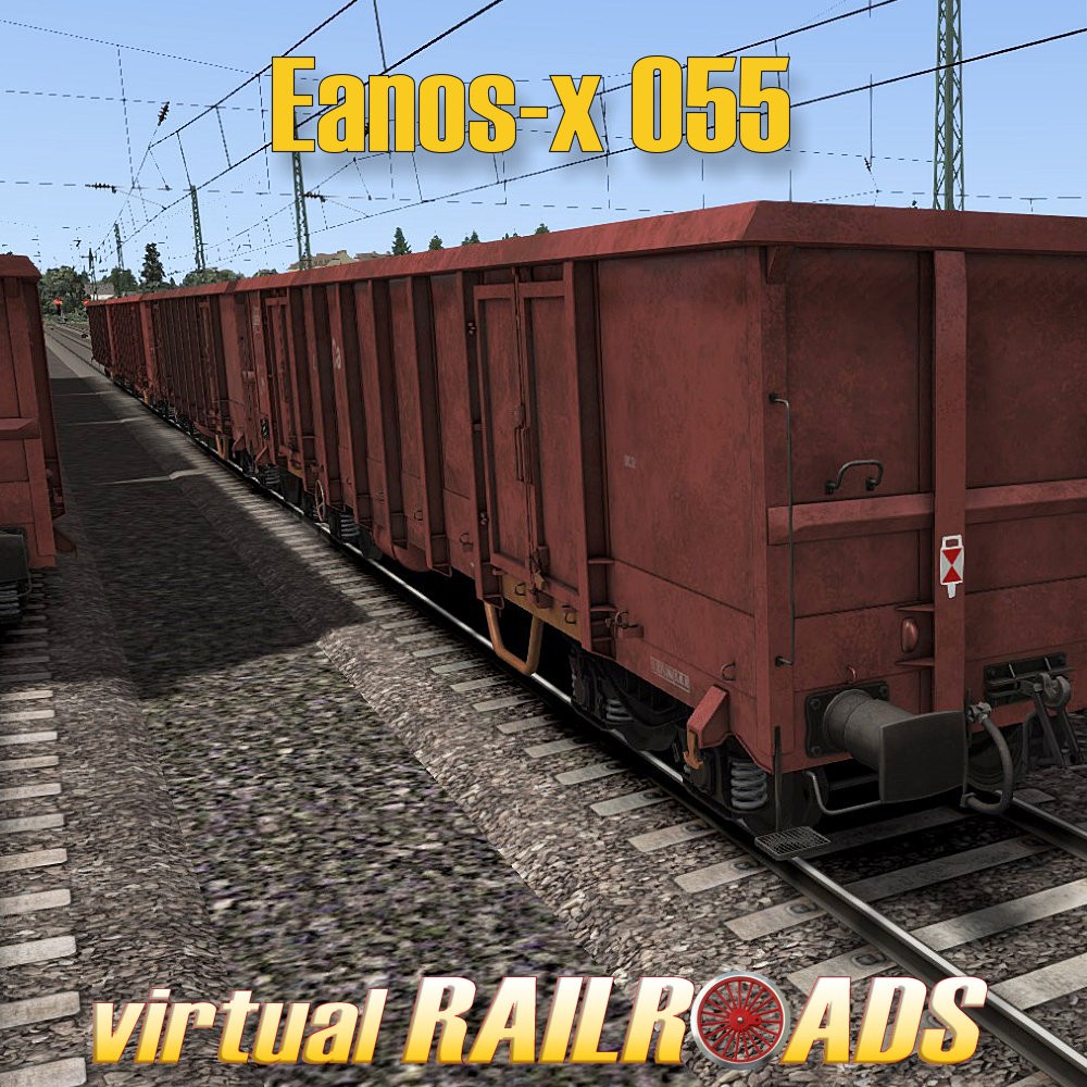 virtualRailroads - Offener Güterwagen Eanos-x 055