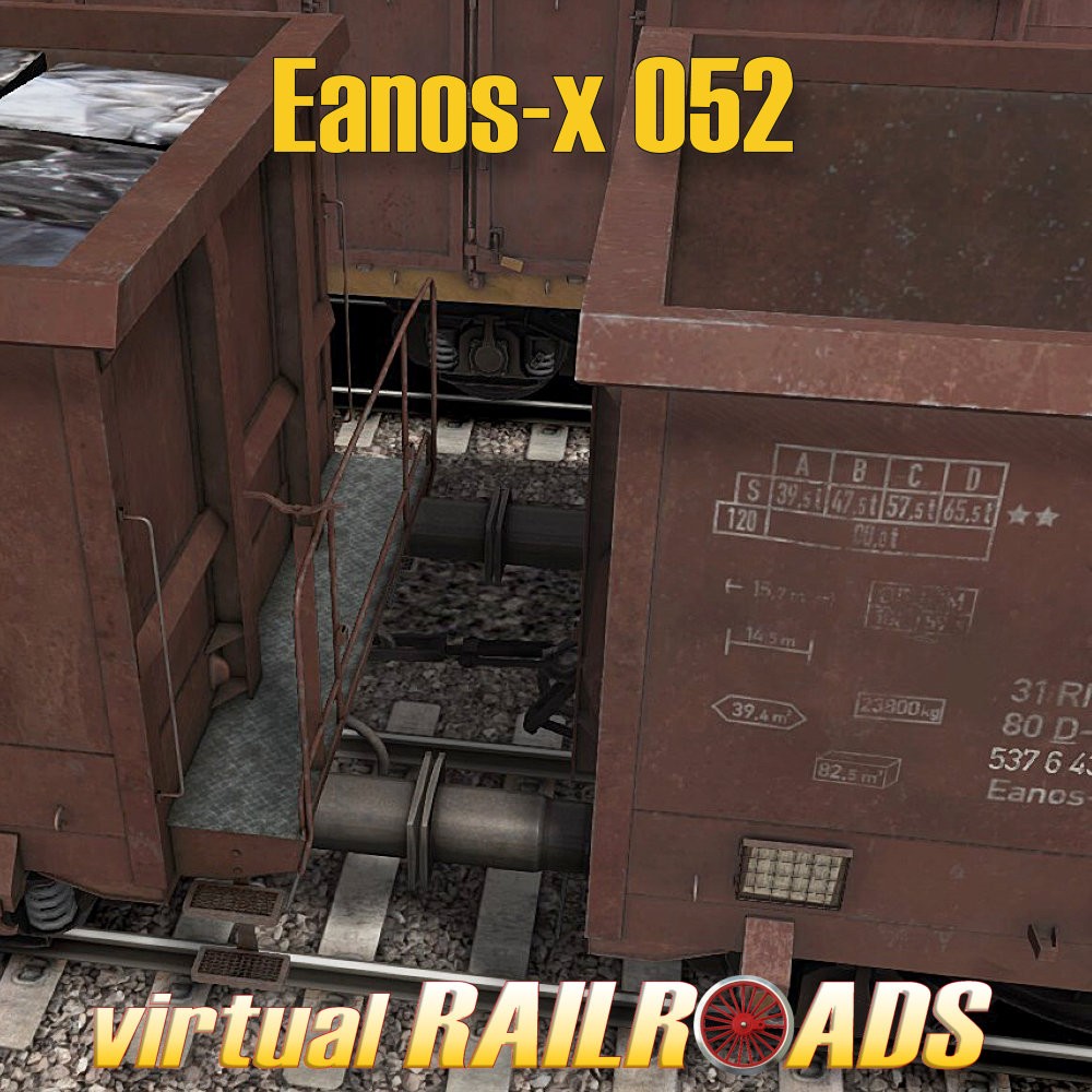 virtualRailroads - Offener Güterwagen Eanos-x 052