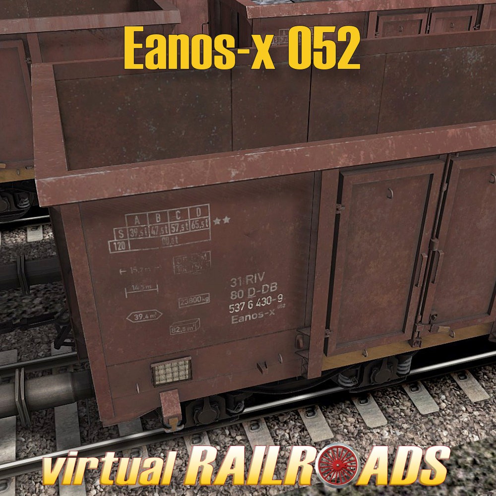 virtualRailroads - Offener Güterwagen Eanos-x 052