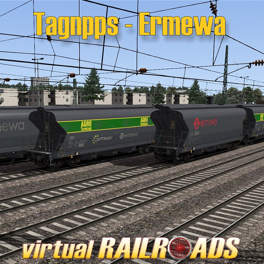 virtualRailroads - Schiebewandwagen Hbbillns - Braun