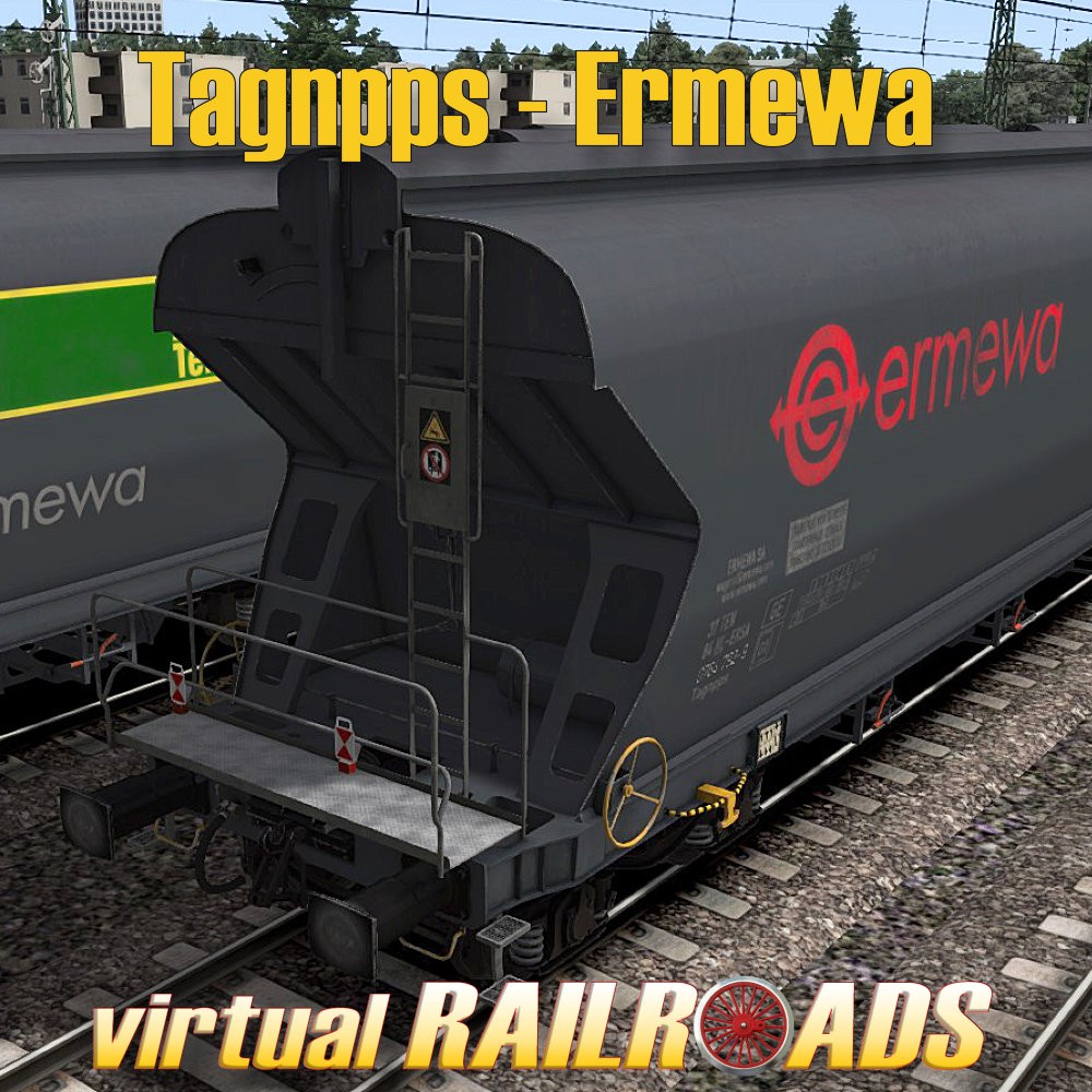 virtualRailroads - Schiebewandwagen Hbbillns - Braun