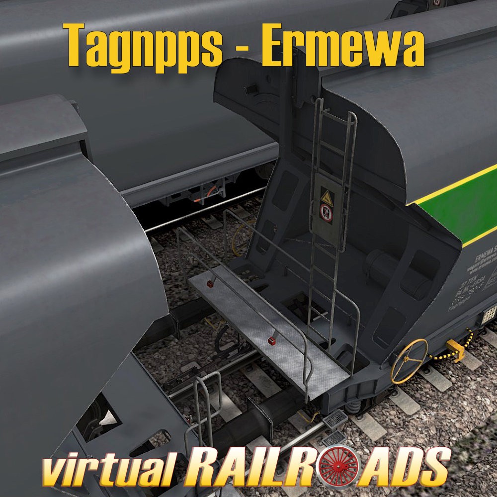 virtualRailroads - Schiebewandwagen Hbbillns - Braun