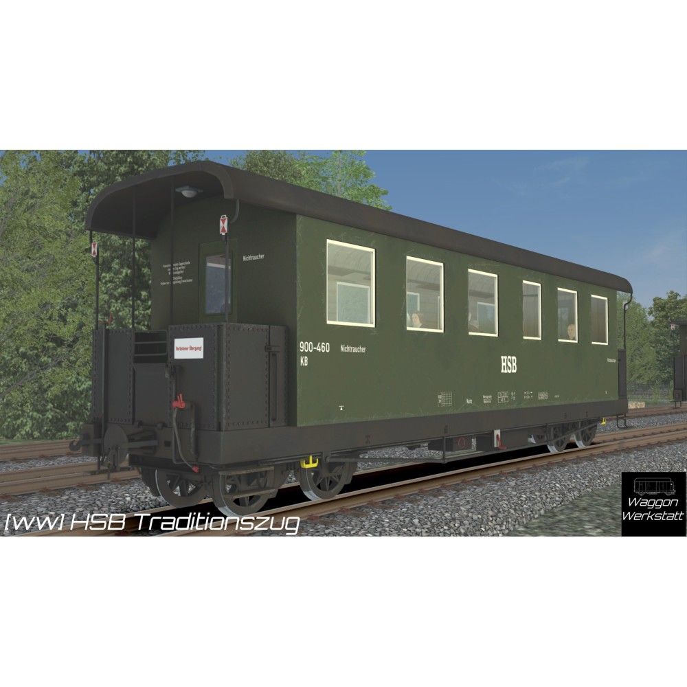 WaggonWerkstatt - WW HSB Tradtionszug